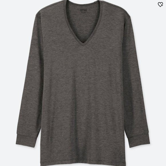 Uniqlo | Shirts | Uniqlo Mens Heattech Long Sleeve Shirt Innerwear ...